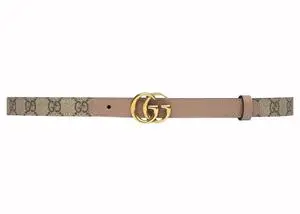 LOUIS VUITTON LV Initiales Monogram Belt Pink/beige