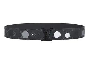 LOUIS VUITTON X Yayoi Kusama Initiales 40mm Reversible Belt - Monogram Eclipse Black