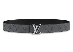 LOUIS VUITTON Reversible Belt Initiales Eclipse Reverse 40mm - Gray