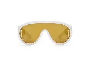 Loewe Wave Mask Sunglasses - Ivory (g000487x01 2110)