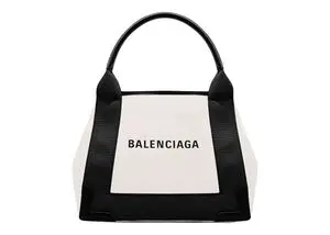 Balenciaga Cabas Tote Bag Xs - Light Beige/black