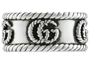 Gucci Double G Ring - Silver