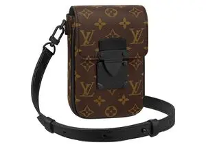 LOUIS VUITTON Slock Vertical Wearable Wallet Monogram Macassar - Brown/purple