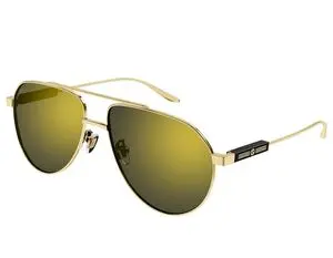 Gucci Pilot Mirrored Sunglasses 61 - Yellow/gold (gg1311s/002
