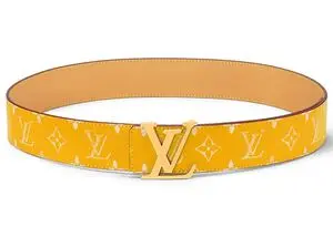 LOUIS VUITTON Initiales 40mm Reversible Belt - Yellow