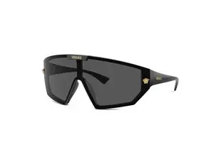 Versace Maxi Medusa Horizon Sunglasses - Black (ve4461)