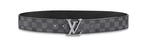 LOUIS VUITTON Cassandre Lamb Belt - Black Lining