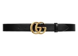 Gucci Louis Vuitton Initiales Belt - Black