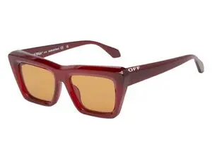 Off-White Hampton Sunglasses - Burgundy Camel (oeri13lf24pla0012862/fr)