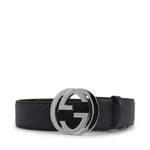 Gucci Interlocking G Guccissima Belt