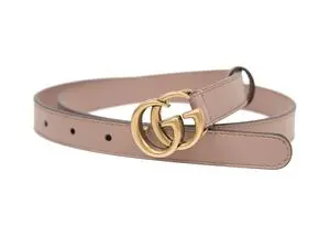 Gucci GG Marmont Reversible Belt Pink