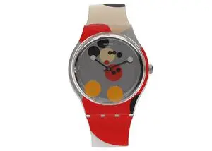 SWATCH X Damien Hirst Mirror Spot Mickey Watch