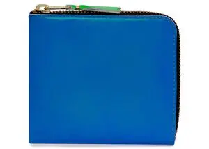 Comme Des Garçons Sa3100sf Super Fluo Wallet - Blue