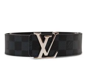Bottega Veneta Gucci Leather Belt With GG Buckle Blue/black