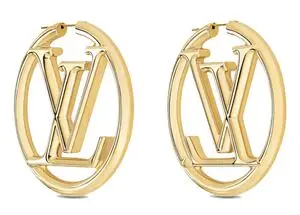 LOUIS VUITTON Louise Hoop Earrings