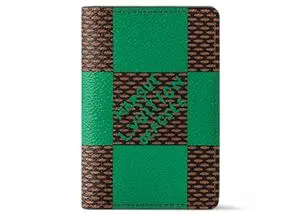 LOUIS VUITTON Pocket Organizer Damier Pop - Green