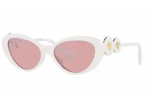 Versace Cat Eye Sunglasses - White (ve4433u/31484/54)