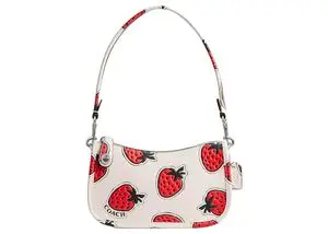 COACH Strawberry Print Shoulder Bags