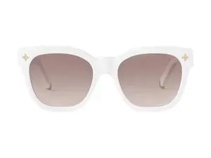 LOUIS VUITTON X Takashi Murakami My Monogram Square Sunglasses - White