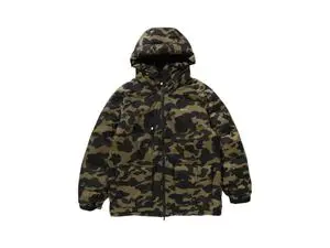 A BATHING APE X Nanga 1st Camo Aurora Tex Down Jacket