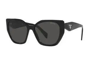 Prada Geometric Square Sunglasses - Black (spr19z)
