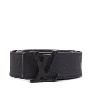 LOUIS VUITTON Initials Shape Monogram 40MM Belt Absolute Black
