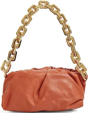 Bottega Veneta Leather Chain Pouch