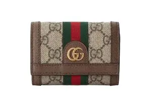 Gucci Ophidia Bifold Wallet - Beige/ebony
