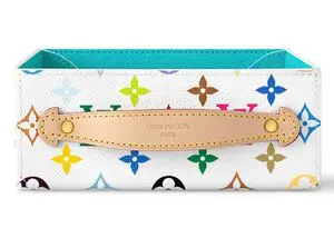 LOUIS VUITTON X Takashi Murakami George Monogram Desk Tray Mm - White Multicolored/kabira Blue