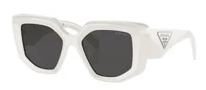 Prada Square Frame Sunglasses - White (pr14zs/1425s0/50)