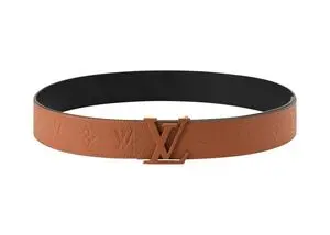 Gucci Square Buckle Belt - Camel Brown/black