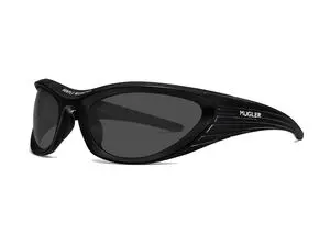 GENTLE MONSTER X Mugler Spiral Sunglasses - Black/grey (02 M01)
