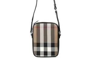 Burberry Paddy Check Canvas Shoulder Bag