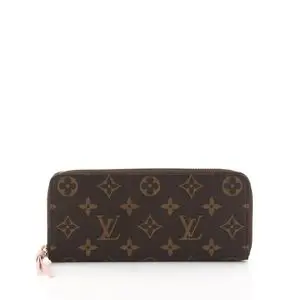 LOUIS VUITTON Wallet Clemence Monogram - Rose Ballerine