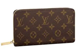 LOUIS VUITTON Zippy Wallet Monogram - Brown