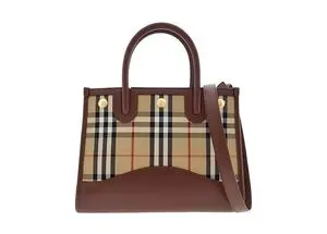 Burberry Title Check Tote Bag