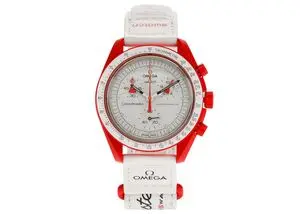 SWATCH X Omega Moonswatch Mission To Mars Watch So33r100 - Bioceramic