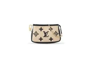 LOUIS VUITTON Mini Pochette Accessoires - Black