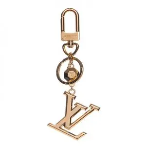LOUIS VUITTON Bag Charm Key Holder Facettes - Gold
