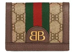 Gucci X Balenciaga The Hacker Project Card Case Wallet - Beige