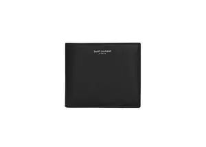 Saint Laurent Paris East/west Smooth Leather Wallet - Black