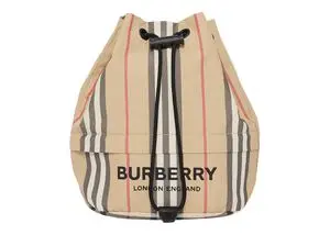 Burberry Icon Stripe Nylon Pouch