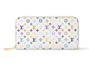 LOUIS VUITTON X Takashi Murakami Zippy Wallet White Multicolored