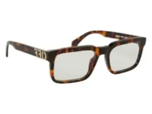 Off-White Style 70 Eyeglasses - Havana Blue Light Block (oerj070s24pla0016000/fr)