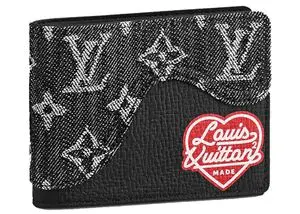 LOUIS VUITTON X Nigo Slender Wallet Monogram - Black
