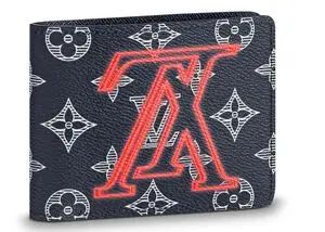 LOUIS VUITTON Ple Wallet Monogram Upside Down Ink