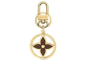 LOUIS VUITTON Puzzle Flower Monogram Keyring
