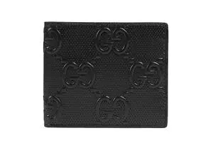 Gucci Gg Embossed Wallet - Black