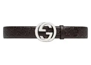 Gucci Snake Buckle Belt Brown