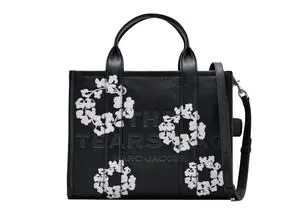 DENIM TEARS X Marc Jacobs Leather Tote Bag - Black